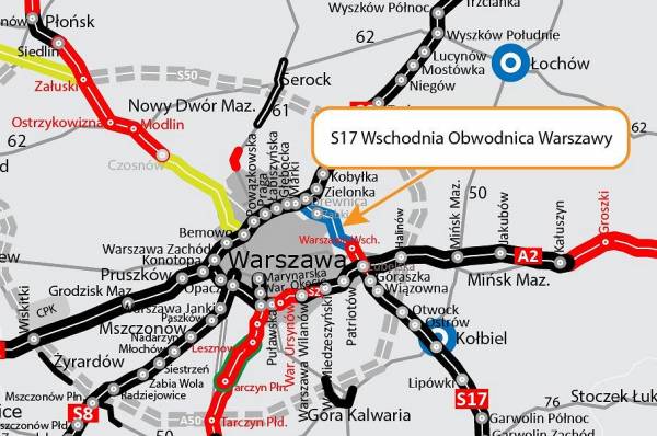 Trasa szybkiego ruchu S50 - czy przetnie Sochaczew? - wiadomości Sochaczew